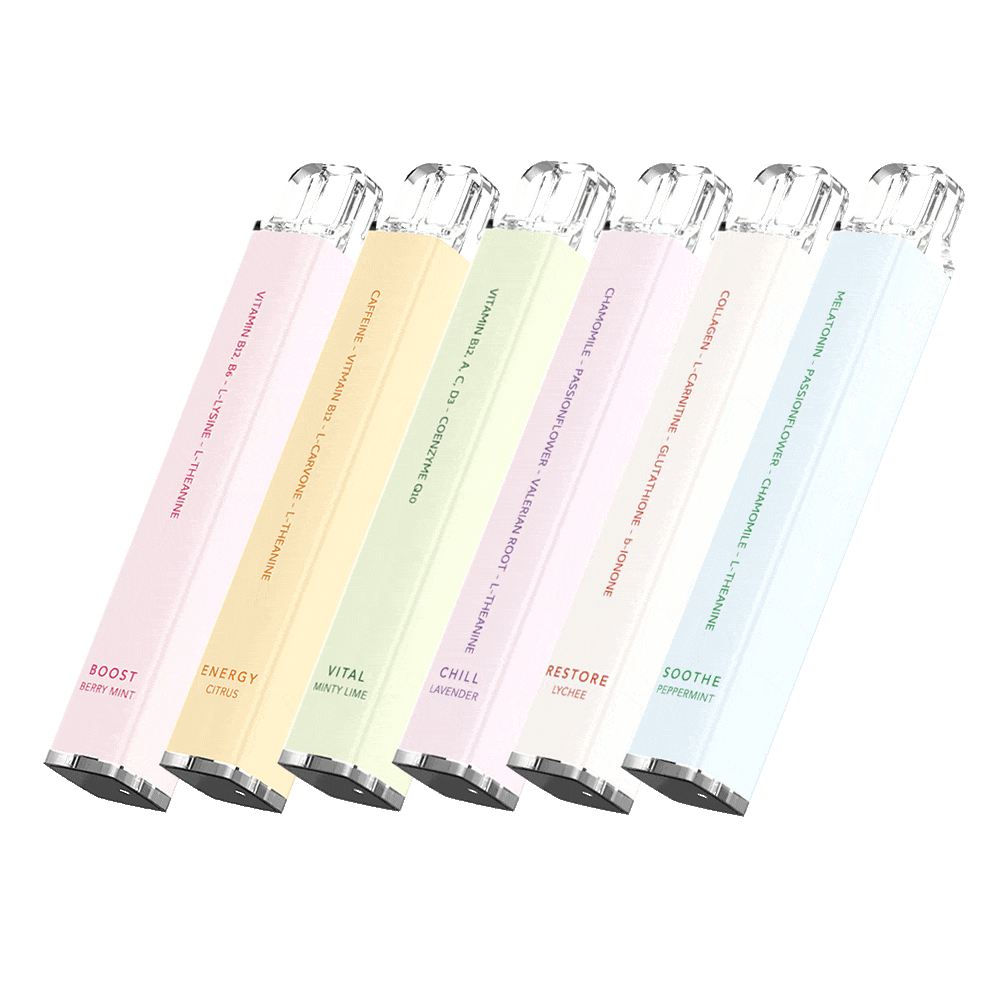 Flavored Air Inhalers - Variety 6-Pack - 6 VitaBars
