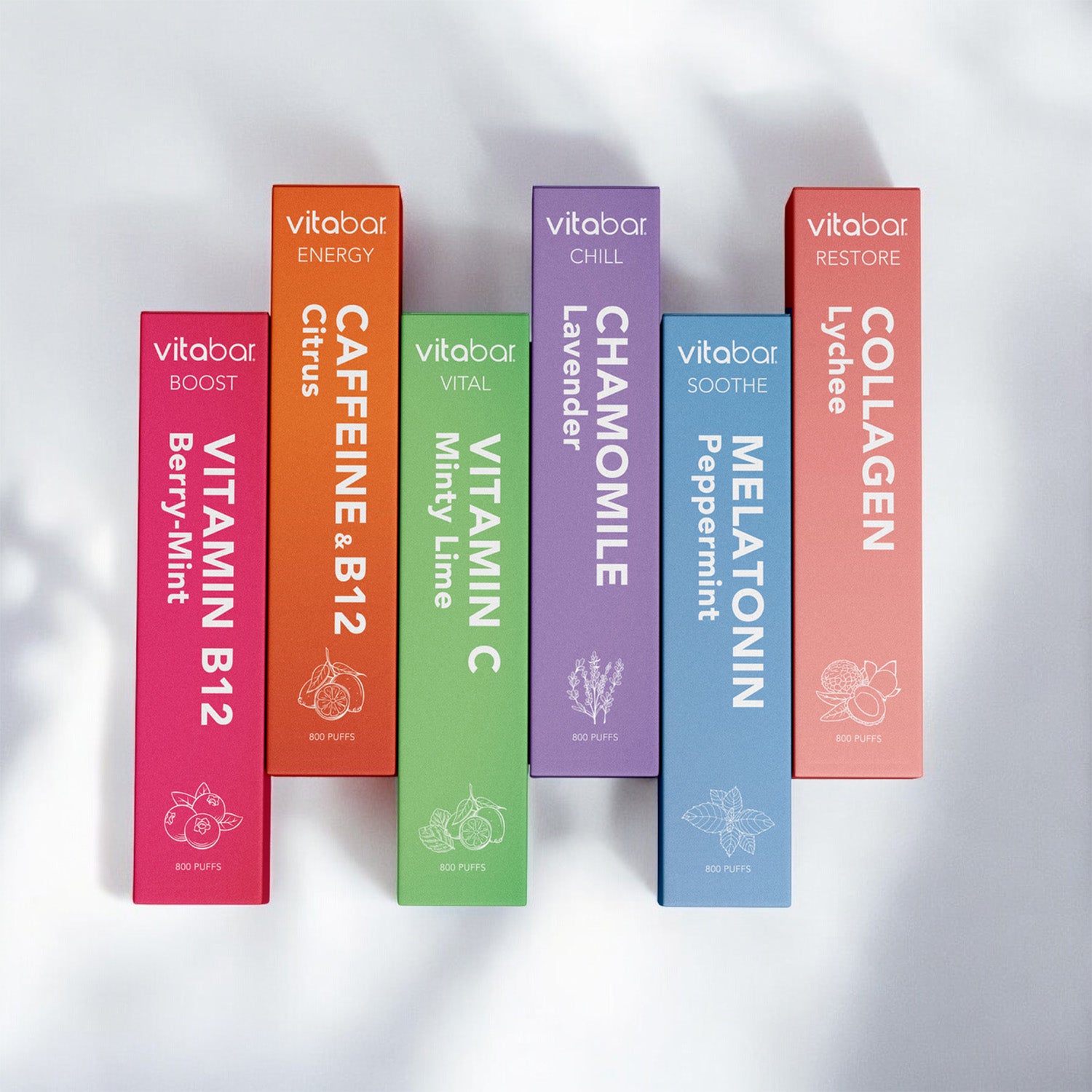 Flavored Air Inhalers - Variety 6-Pack - All 6 VitaBars