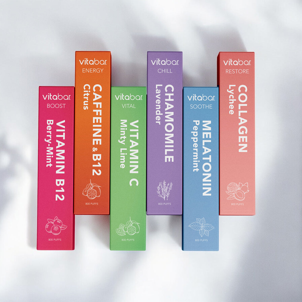 Flavored Air Inhalers - Variety 6-Pack - All 6 VitaBars