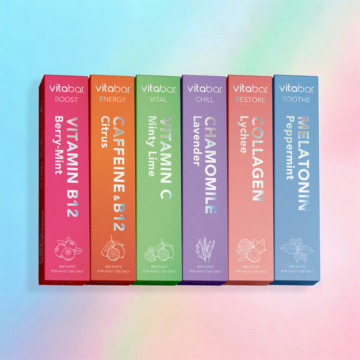 Flavored Air Inhalers - Variety 6-Pack - All 6 VitaBars