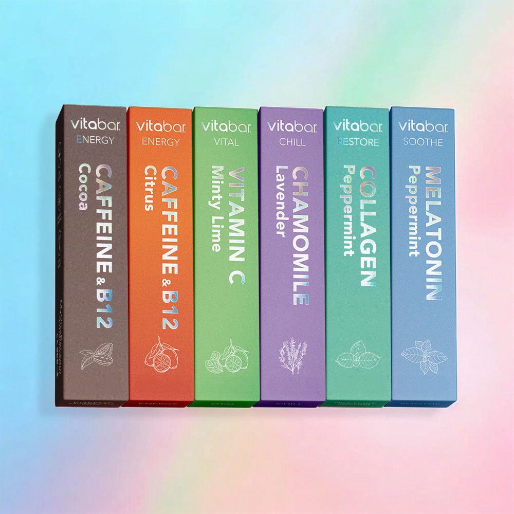 Flavored Air Inhalers - Variety 6-Pack - 6 VitaBars